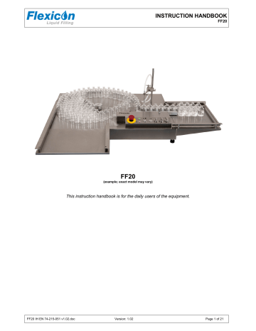 Flexicon FF20 Instruction Handbook Manual | Manualzz