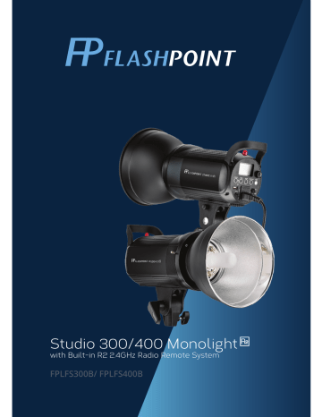 FlashPoint Studio 300 Monolight, Studio 400 Monolight Manual | Manualzz