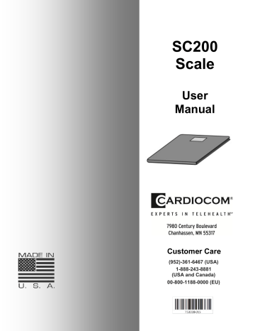 CARDIOCOM SC200 User Manual | Manualzz