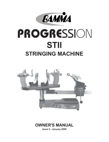 Gamma Progression STII Owner's Manual | Manualzz