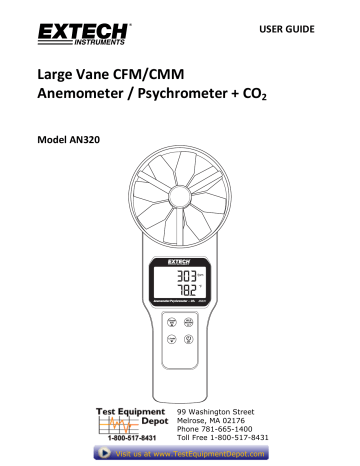 Extech Instruments AN320 User Manual | Manualzz