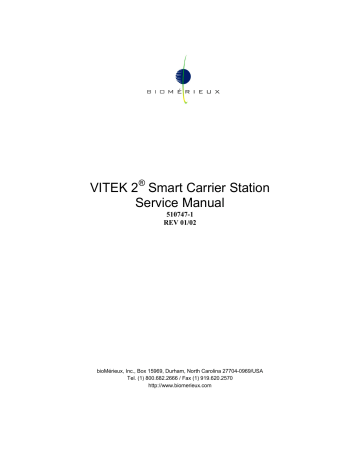 bioMerieux VITEK 2 Service Manual | Manualzz
