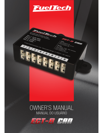 FuelTech EGT-8 CAN Owner's Manual | Manualzz