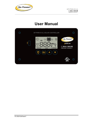 Go Power GP-PWM-30-UL User Manual | Manualzz