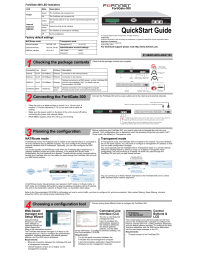 Fortinet FortiGate FortiGate-300 - Administrator's Guide, Installation ...
