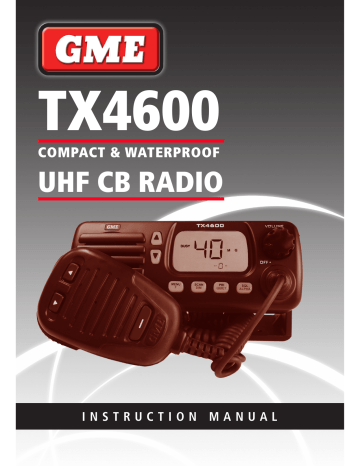 GME TX4600 Instruction Manual | Manualzz