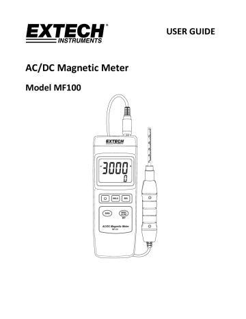 Extech Instruments MF100 User Manual | Manualzz