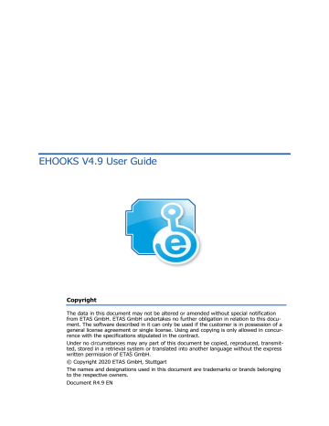 ETAS EHOOKS User Guide | Manualzz