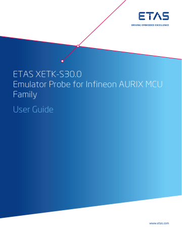 ETAS XETK-S30 User Guide | Manualzz