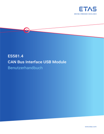 ETAS ES581 Benutzerhandbuch | Manualzz
