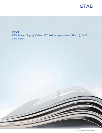 ETAS ETK User Guide | Manualzz