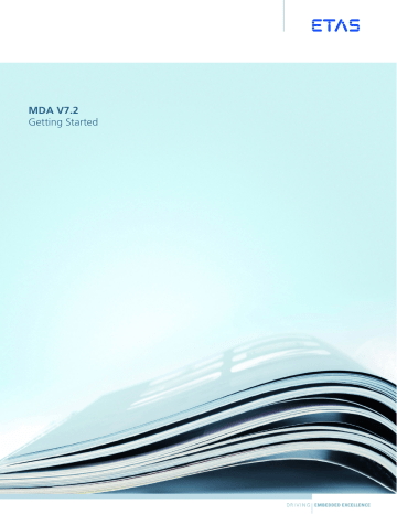 ETAS MDA Getting Started Guide | Manualzz