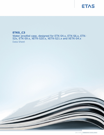 ETAS ETK-S21.1 User's guide | Manualzz