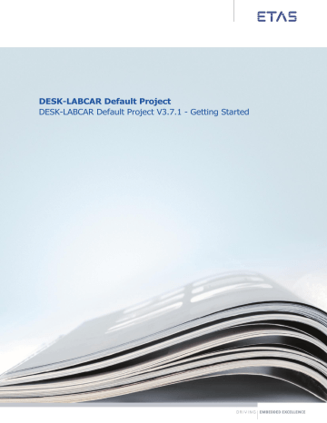 ETAS DESK-LABCAR Getting Started | Manualzz