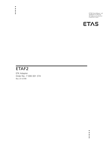 ETAS ETK-S1.1 User Guide | Manualzz