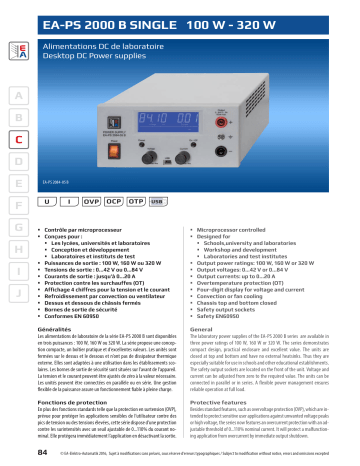 Elektro-Automatik EA-License code EasyPS2000B Datasheet | Manualzz