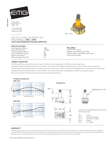 EMG SPC Instructions | Manualzz