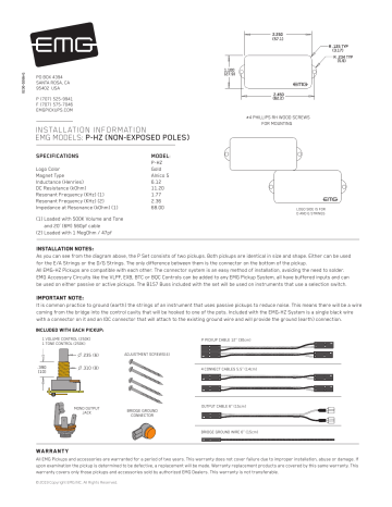 EMG PHZ Instructions | Manualzz