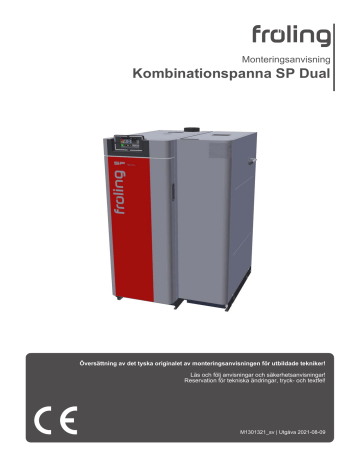 Froling SP Dual Installationsguide | Manualzz
