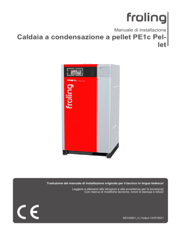 Froling PE1c Pellet Guida d'installazione | Manualzz