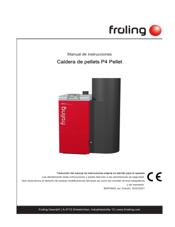 Froling P4 Pellet Instrucciones de operación | Manualzz