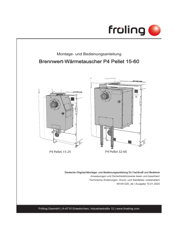 Froling P4 Pellet 15-60 Installationsanleitung | Manualzz