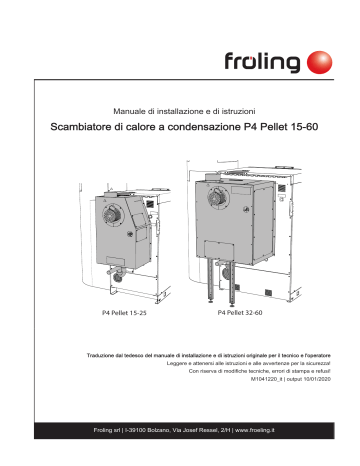 Froling P4 Pellet 15-60 Guida d'installazione | Manualzz