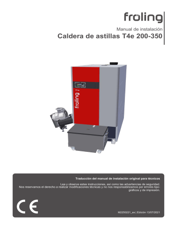Froling T4e 200-350 Guía de instalación | Manualzz