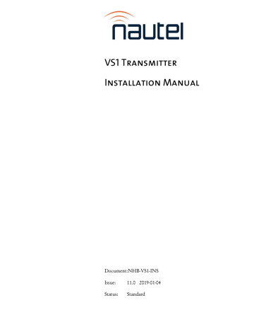 Nautel VS1 Installation Manual | Manualzz