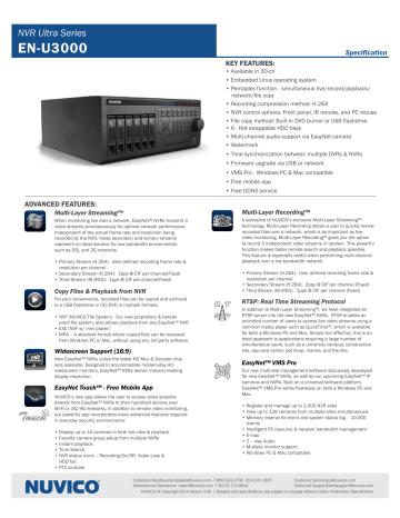 Nuvico EN-U3000 Datasheet | Manualzz