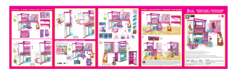 Barbie HCD50 Malibu House Instrucciones de operación | Manualzz