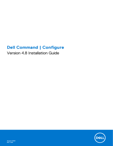 Dell Configure Command Installation Guide | Manualzz