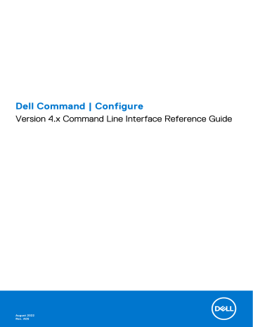 Dell Configure Command Reference Guide | Manualzz