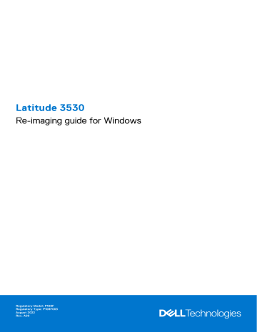 Dell Latitude 3530 laptop Administrator Guide | Manualzz