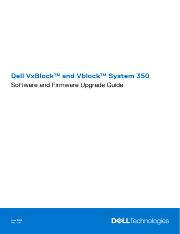 Dell VxBlock and Vblock Systems 350 converged system User's guide ...