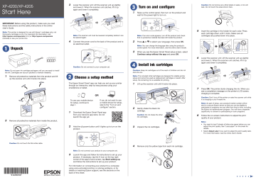 Epson XP-4205 User’s Guide | Manualzz