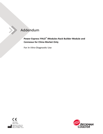 Beckman Coulter Power Express Lab Automation Owner's Manual | Manualzz