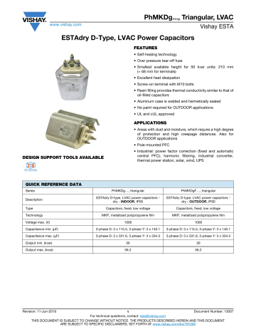 Vishay PhMKDg Series Data Sheet | Manualzz