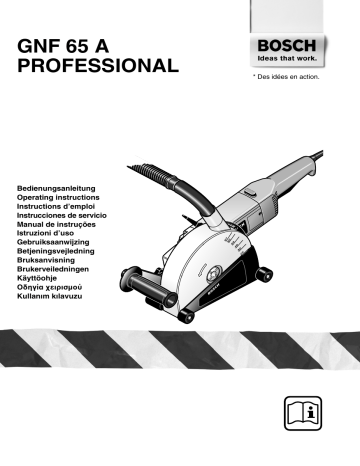 Bosch Mauernutfräse GNF 65 A User Manual | Manualzz