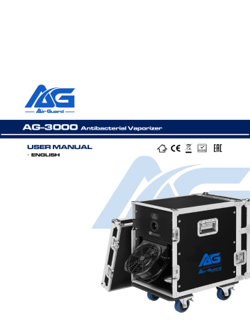 Air Guard AG3000 Disinfection Fog Machine User Manual | Manualzz