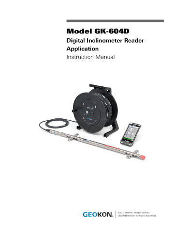 Geokon GK-604DReader aos Digital Inclinometer Readout Application Owner ...