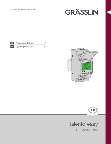 Grasslin talento easy B1 Instructions | Manualzz