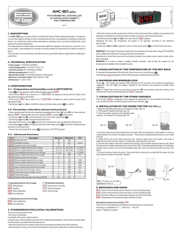 Full Gauge Controls AHC-80 Plus Manual | Manualzz