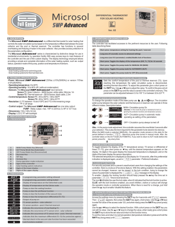 Full Gauge Controls Microsol SWP Advanced Manual | Manualzz