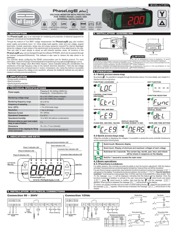 Full Gauge Controls PhaseLogE Plus Manual | Manualzz