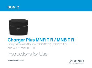 Sonic Radiant Charger Plus miniRITE T R Instructions for use | Manualzz