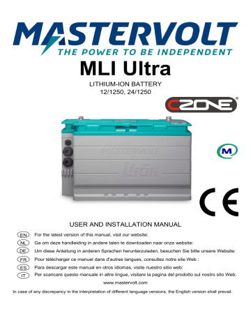 Mastervolt MLI Ultra 24/1250 User manual | Manualzz