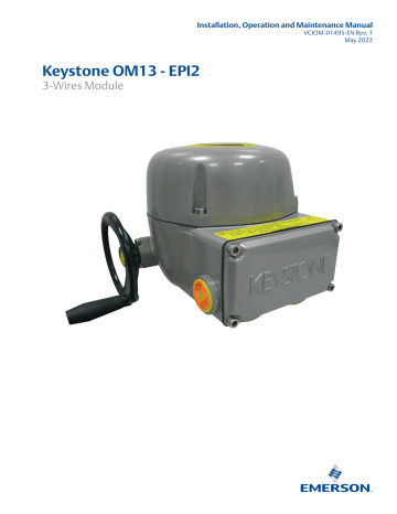Keystone Electric Actuators model EPI-2 OM13 Three Wires Module IOM ...