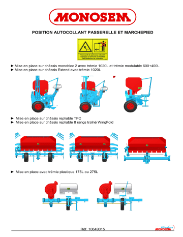 Monosem Montage-autocollant-passerelle Owner's Manual | Manualzz