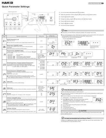 Hakko FX-305 Instruction manual | Manualzz